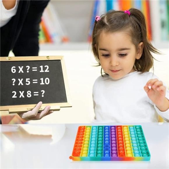 Toys | Numbers Multiplication Math Toys Popit Stress Relieving Fidget ...